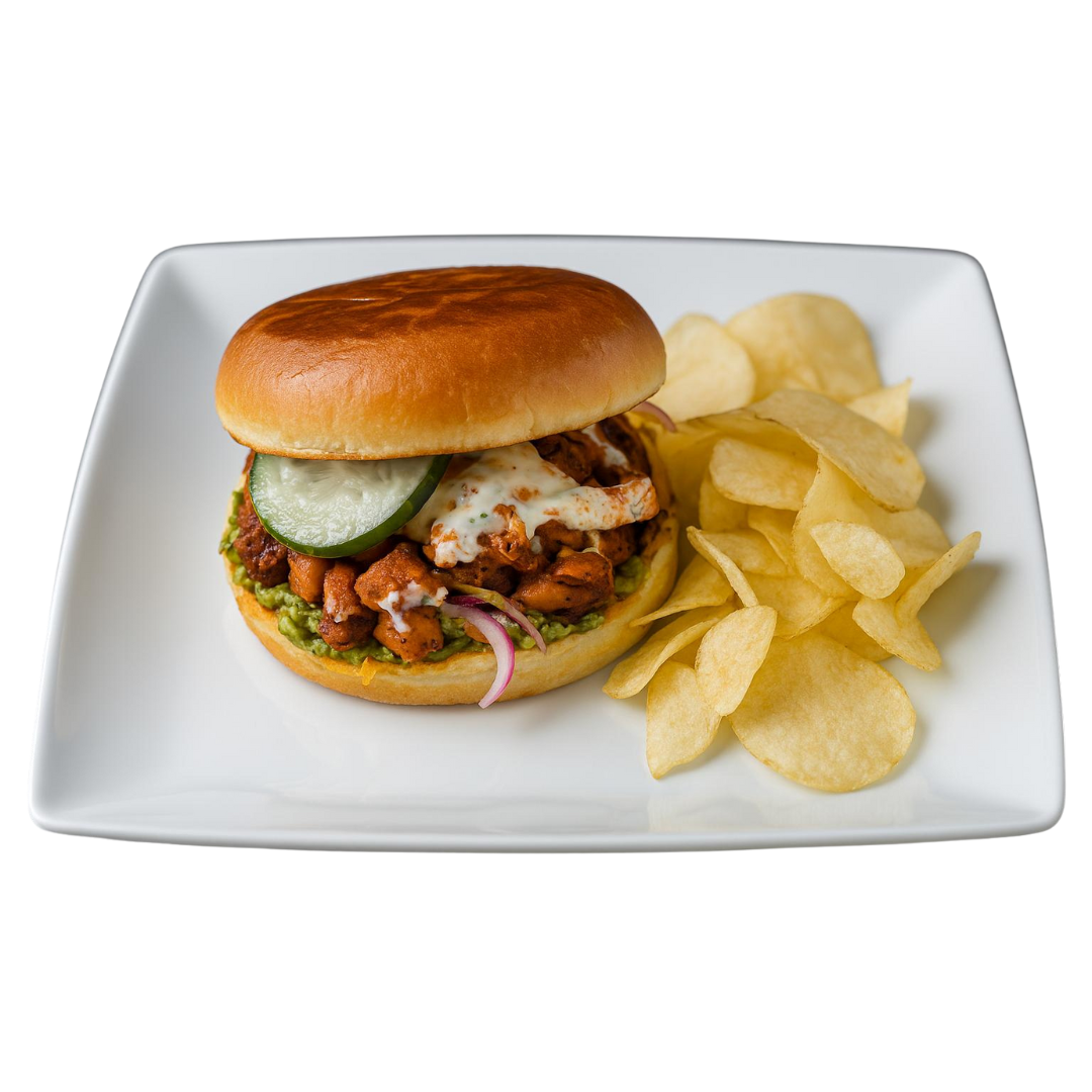 Chicken Masala Burger | Bollywood Pizza House