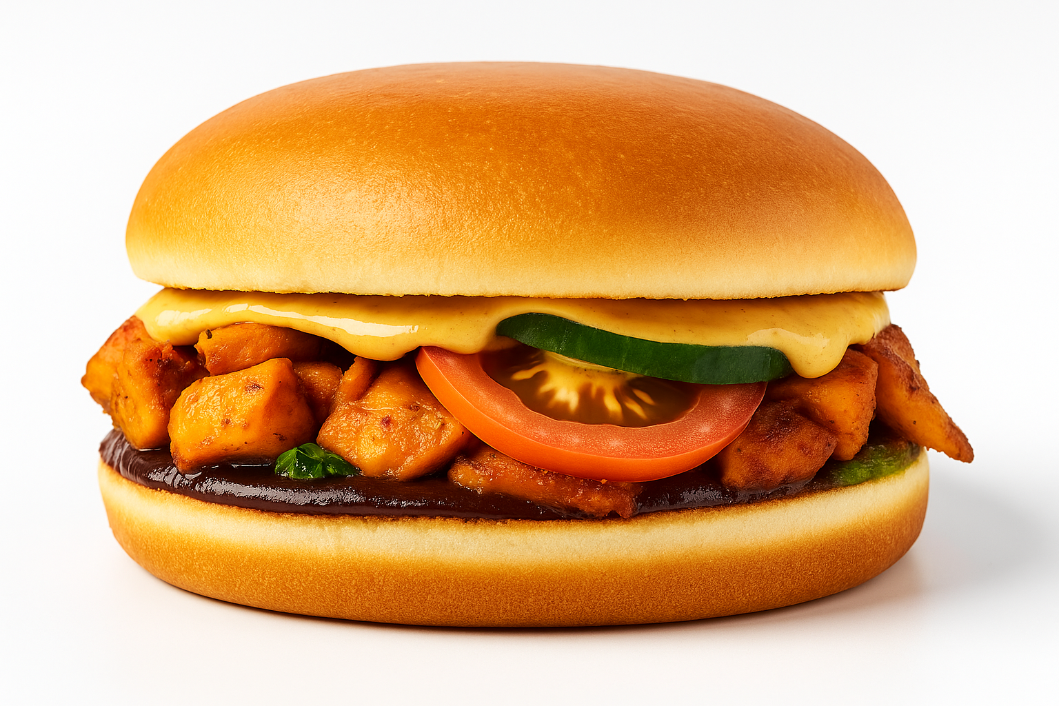 Paneer Masala Burger | Bollywood Pizza House